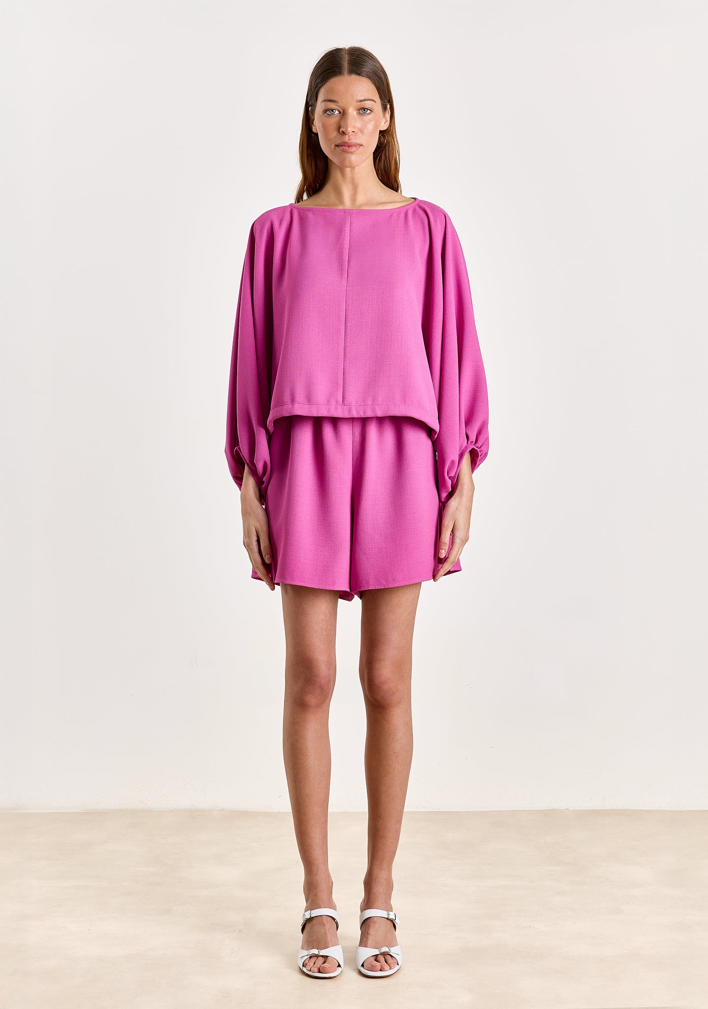 Maxine Textured Uni Woven Orchid – Studio Clique