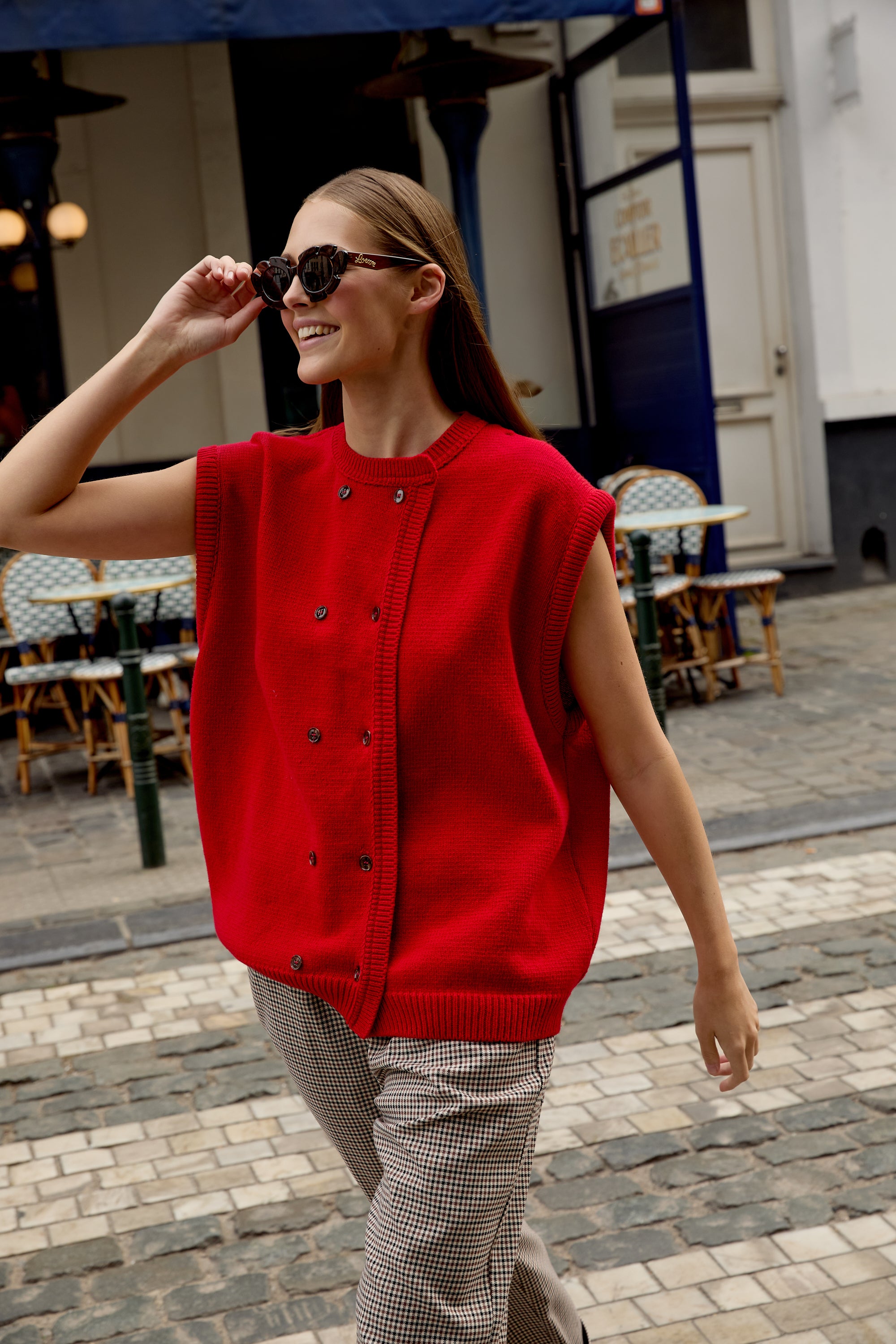 Max Wool Blend - Non Rib Red – Studio Clique